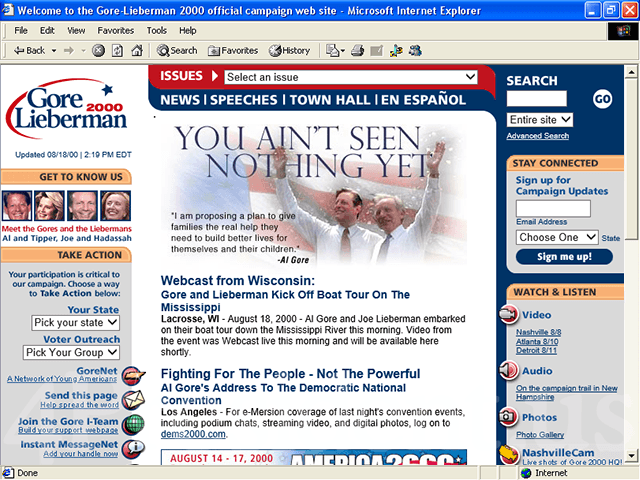 2000 Websites - 4president.com