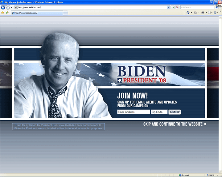 2008 Websites - 4president.com