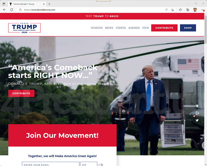 2024-Websites - 4president.com